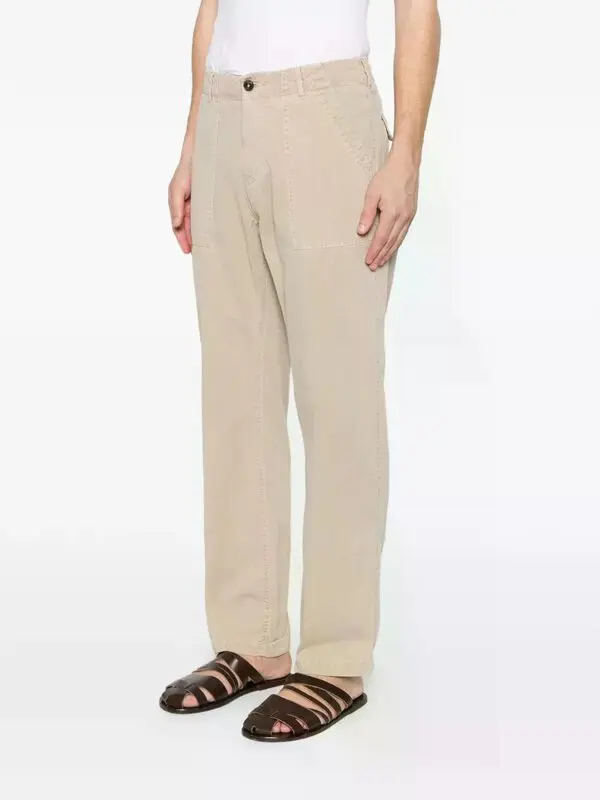 40WEFT Straight Leg Trousers With Seam Detailing