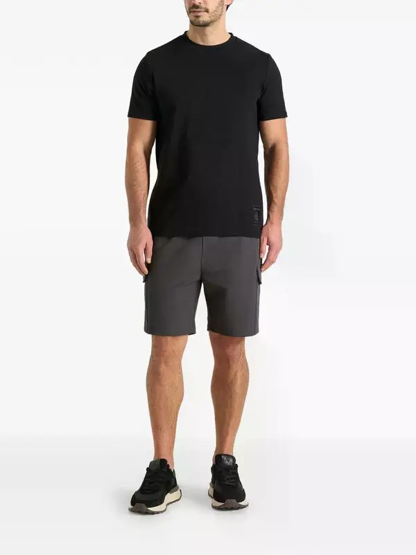 Manière De Voir Charcoal Technical Cargo Shorts - Grey