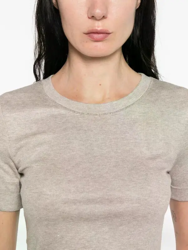 Peserico Embellished Round Neck T-shirt