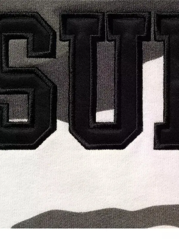 Supreme Camouflage Pattern Half-zip Sweatshirt - Grey