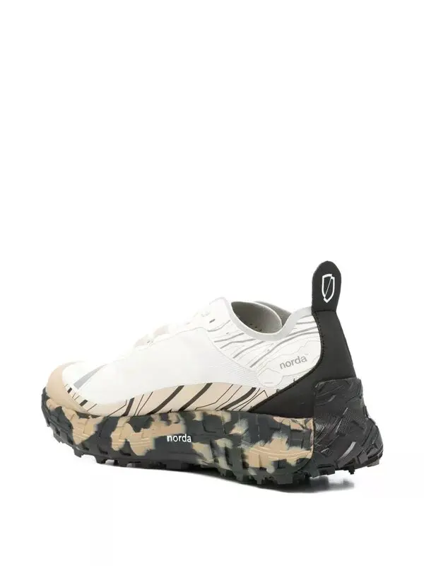 NORDA 001a Logo Detail Camouflage Sneakers - Neutrals