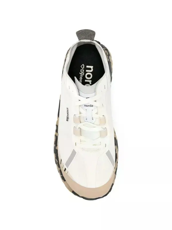 NORDA 001a Logo Detail Camouflage Sneakers - Neutrals