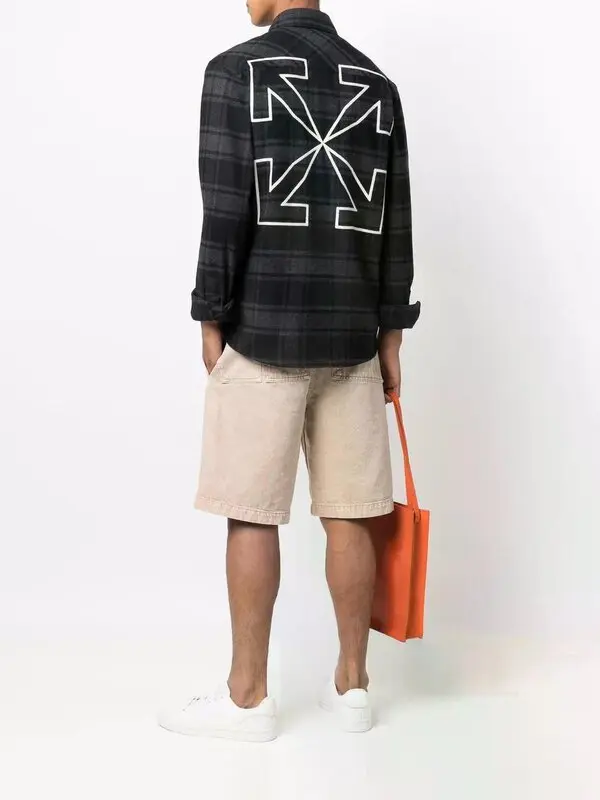 Off-White Outline-arrows Flannel Shirt
