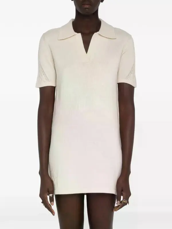 Zadig&Voltaire Cable-knit Polo Dress