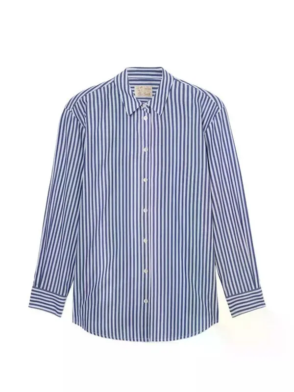 MC2 SAINT BARTH Striped Shirt - Blue