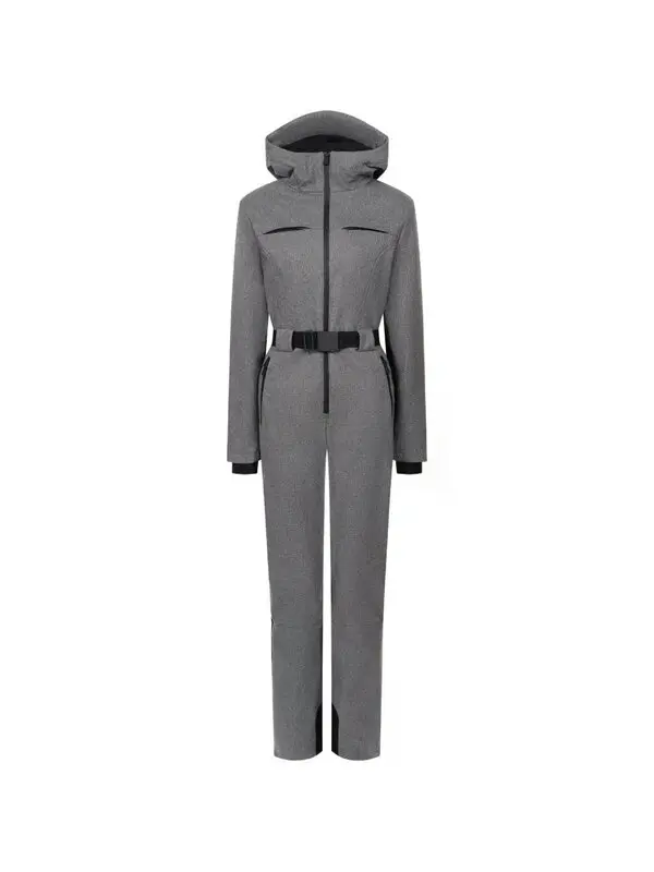 MC2 SAINT BARTH Hooded Belted Jumpsuit - Grey