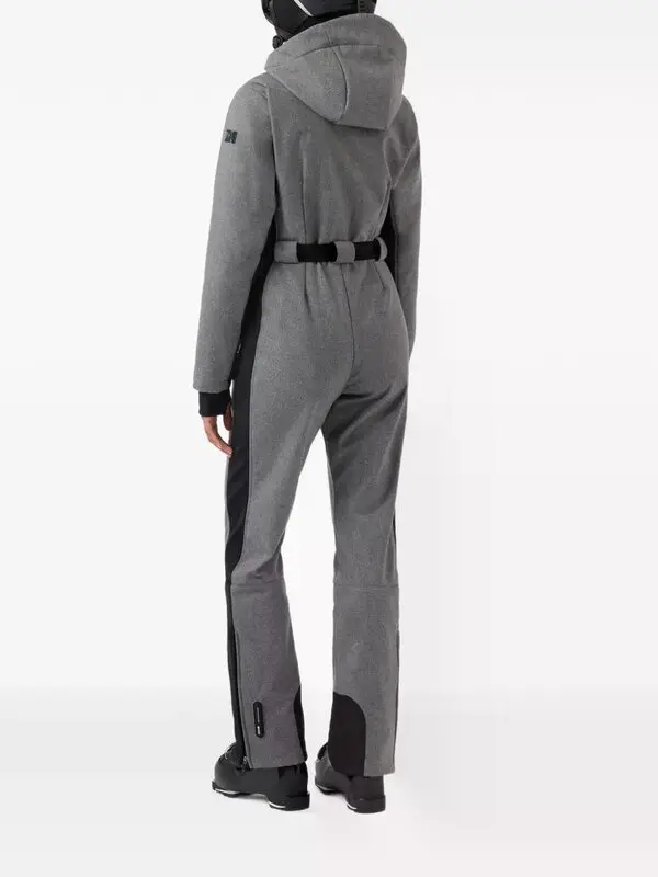 MC2 SAINT BARTH Hooded Belted Jumpsuit - Grey