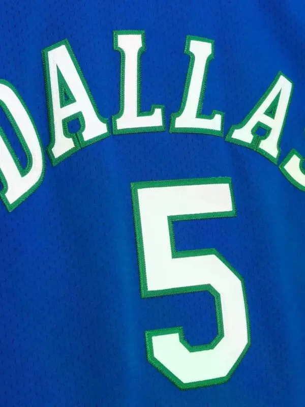 Mitchell & Ness Dallas Mavericks 1994 Appliqué Logo Tank Top - Blue