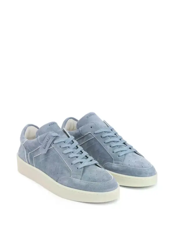 Canali Nuvola Suede Lace-up Sneakers