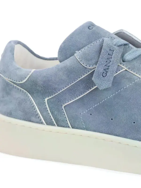 Canali Nuvola Suede Lace-up Sneakers