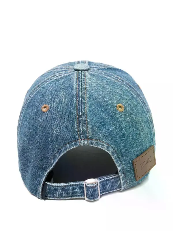 JUUN.J Baseball Cap With Embroidered Lettering - Blue
