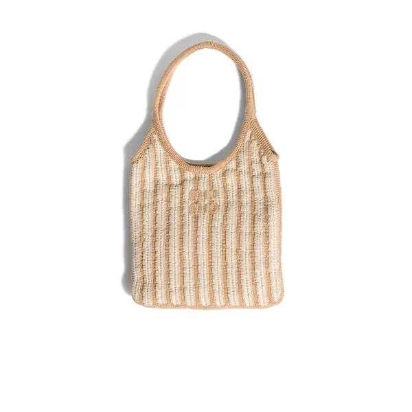 Miu Miu Ivy Crochet Bag - Sand/chalk