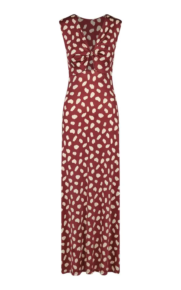 Johanna Ortiz Horizonte Místico Jersey Maxi Dress - Print