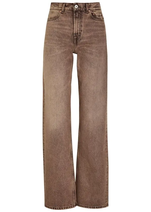 Our Legacy Wata Straight-leg Denim Jeans - Brown