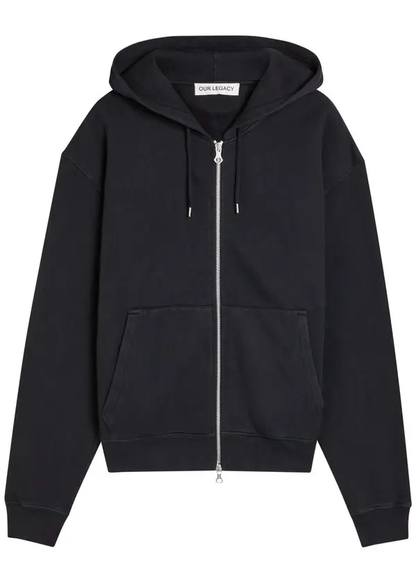 Our Legacy Rascal Hooded Cotton Sweatshirt - Black