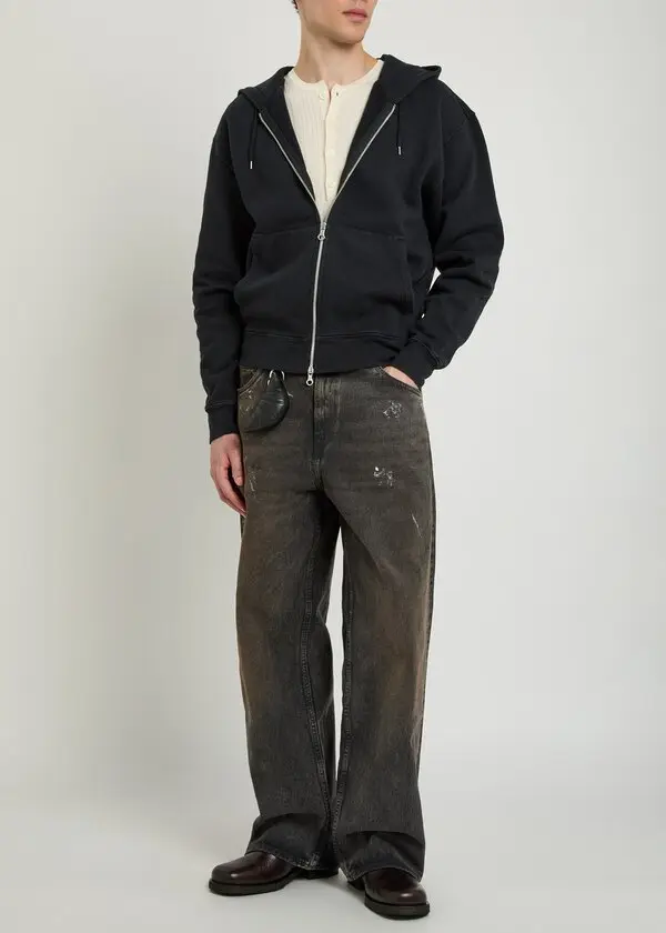 Our Legacy Rascal Hooded Cotton Sweatshirt - Black