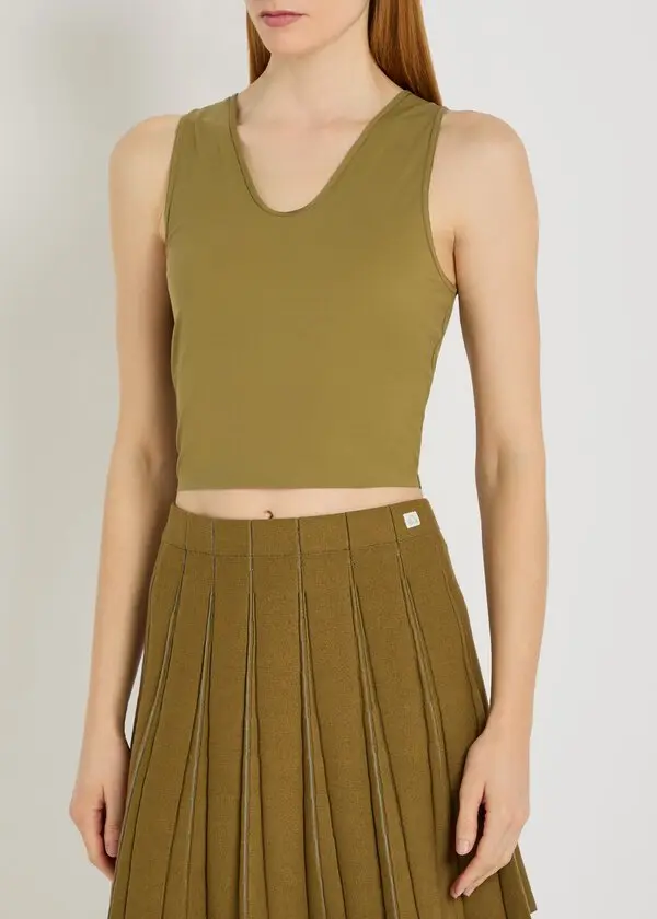 SPENCE Cosmic Form Cropped Tank Top