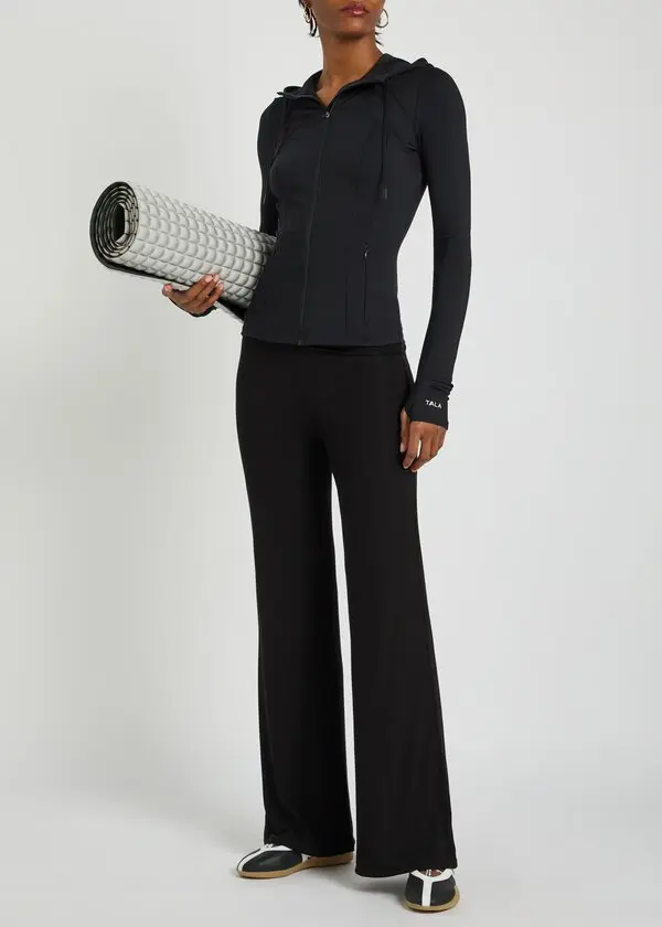 TALA Skinluxe Hooded Stretch-jersey Running Jacket