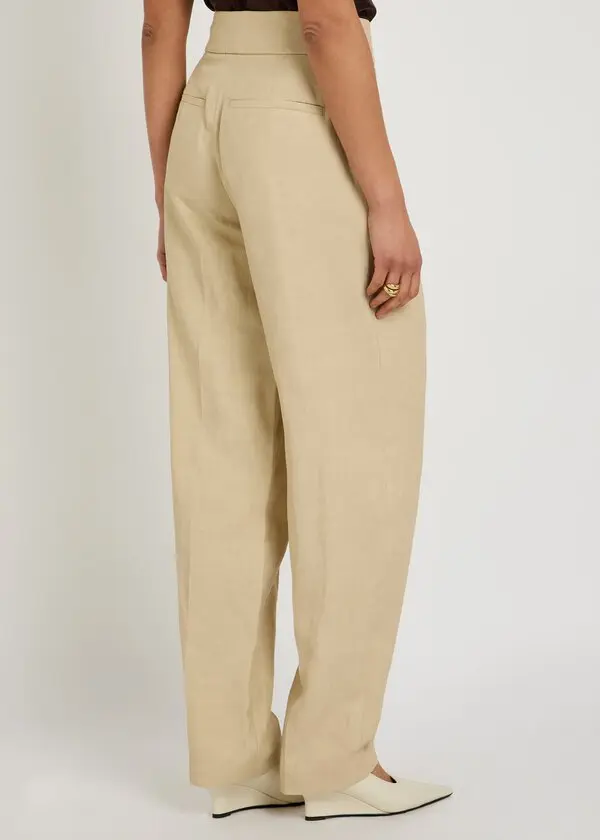 JOSEPH Tapered-leg Woven Trousers