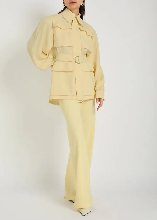Wardrobe.NYC Straight-leg Crepe Trousers