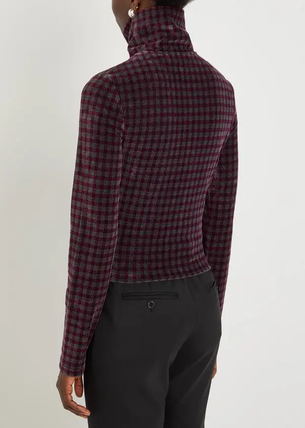 Our Legacy Checked Zip-up Top