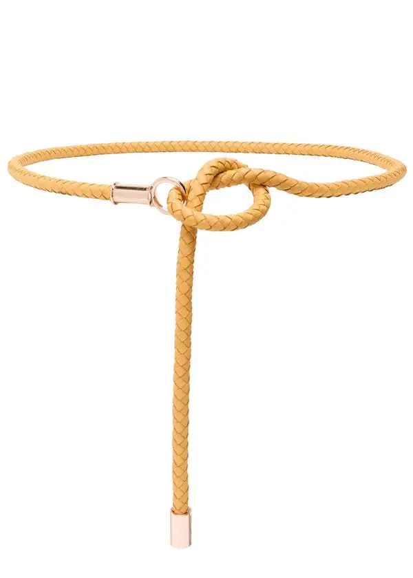 Gabriela Hearst Rope Leather Belt - Beige