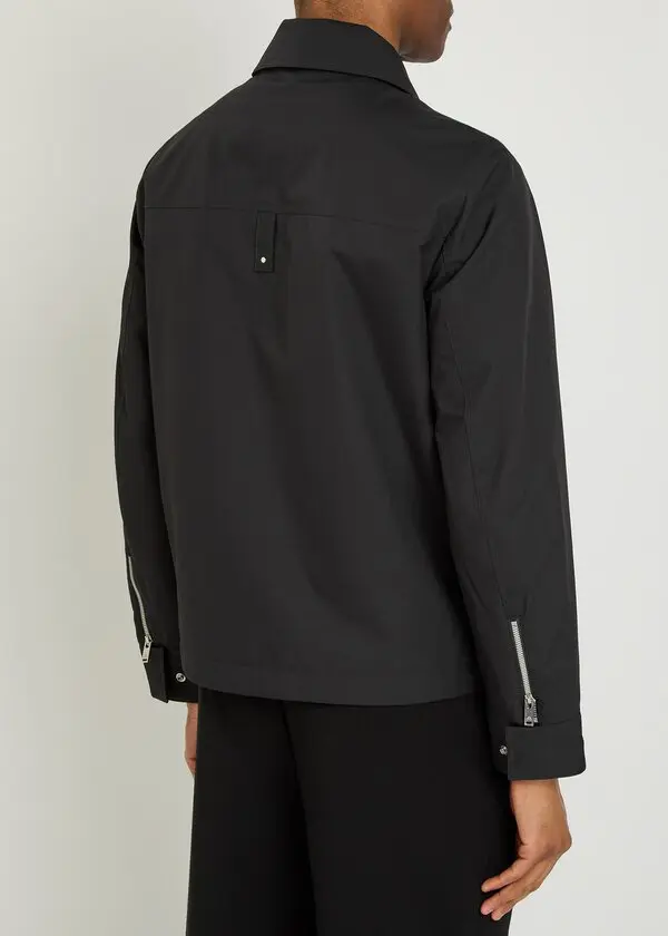 Moose Knuckles Jacques Logo Woven Jacket