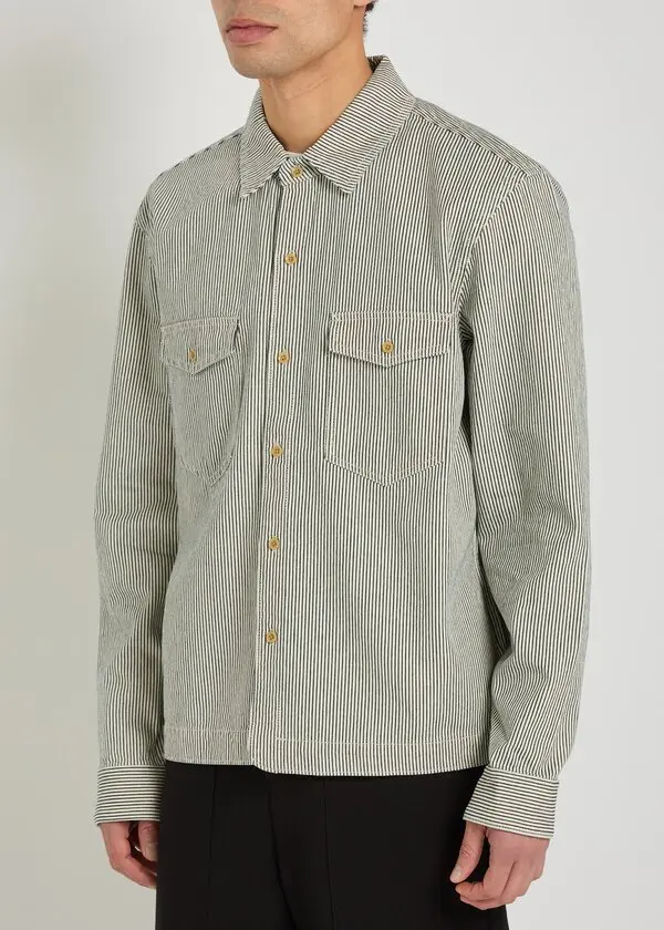 Paige Renzi Striped Denim Jacket