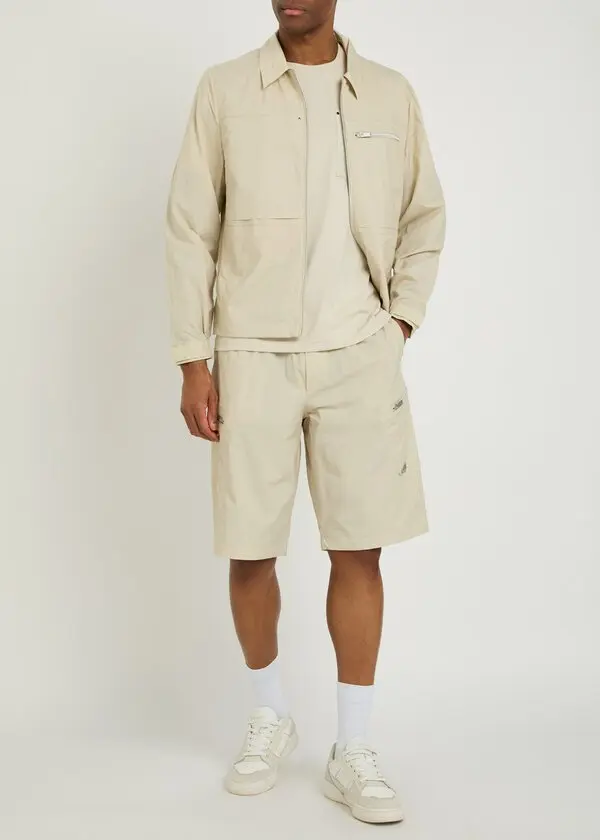 Moose Knuckles Shell Cargo Shorts - Cream