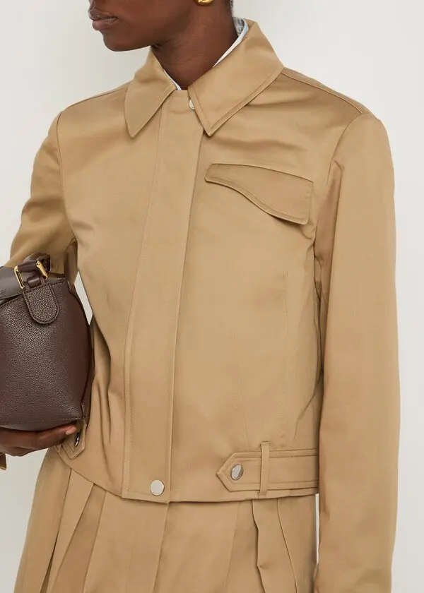 Sportmax Belted Cotton Jacket