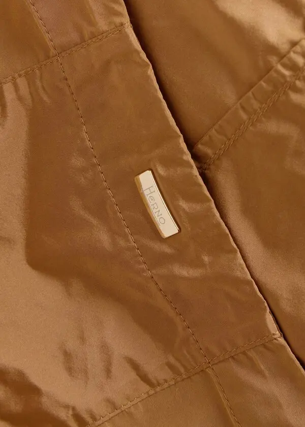 Herno Panelled Padded Hooded Shell Jacket