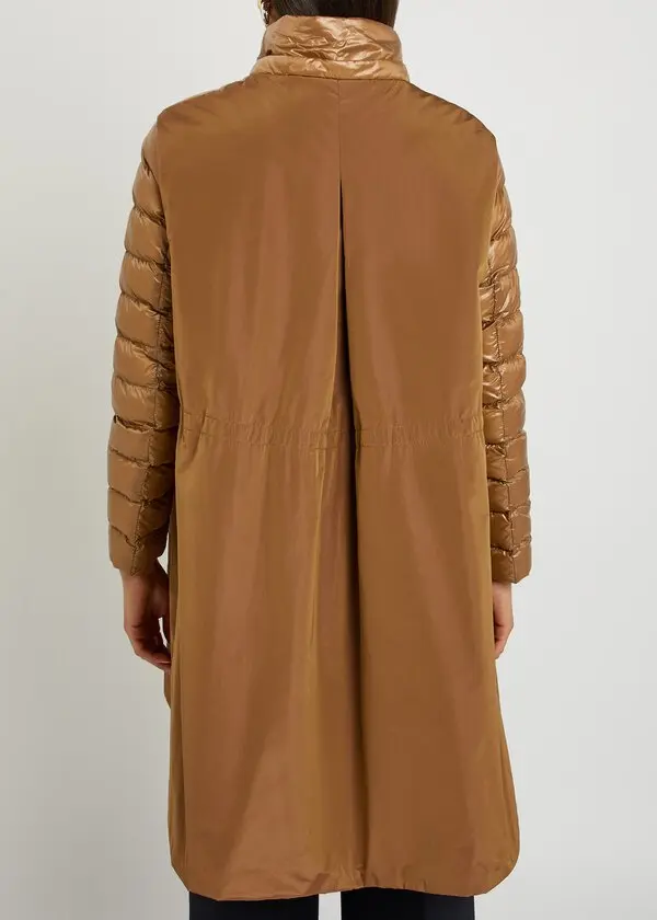 Herno Panelled Padded Hooded Shell Jacket