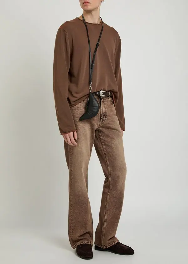 Our Legacy Cotton-blend Jumper With Rolled Trims