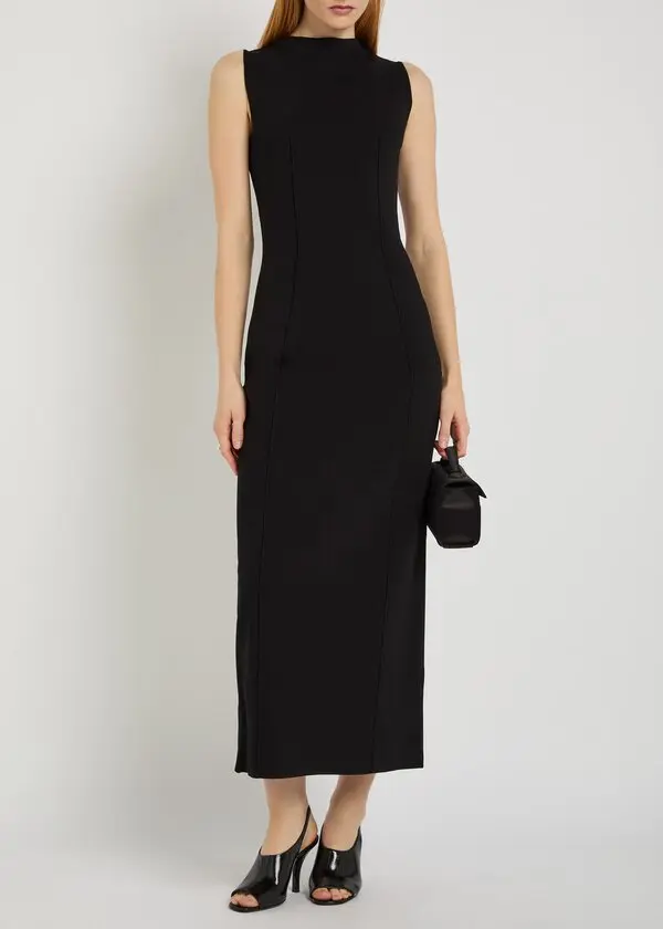 JOSEPH Mille Stretch-knit Midi Dress