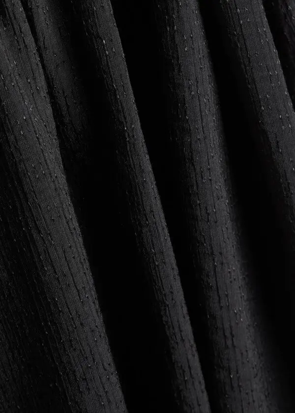 Paige Shirred Woven Midi Dress