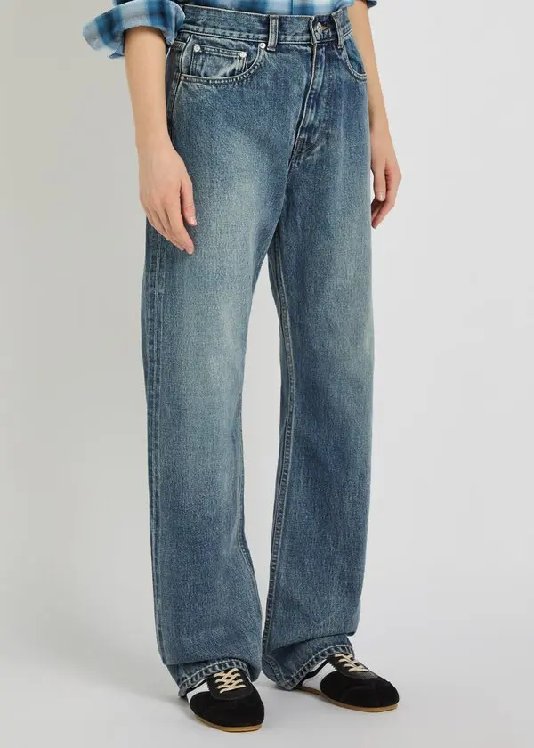 JW Anderson Straight-leg Washed Jeans