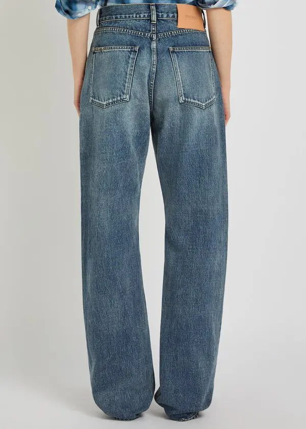 JW Anderson Straight-leg Washed Jeans