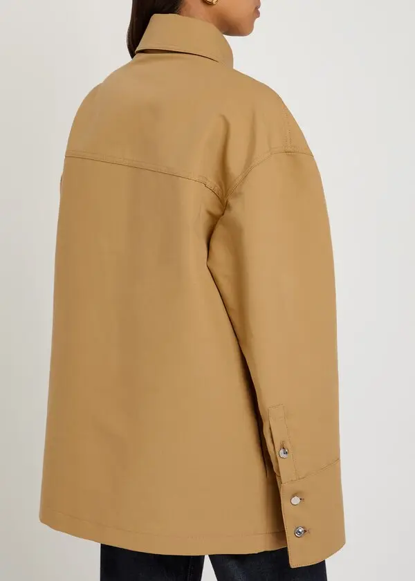 ARMARIUM Cotton Jacket With Suede Trims