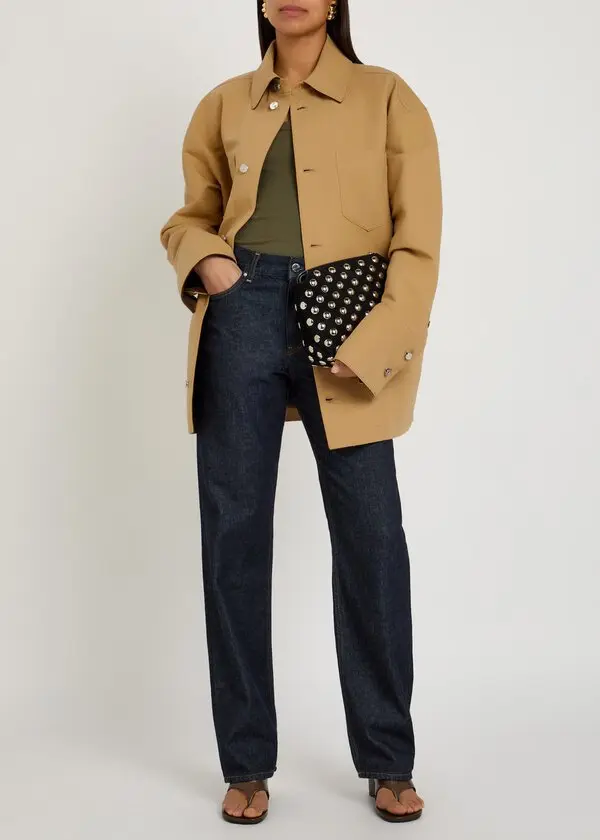 ARMARIUM Cotton Jacket With Suede Trims