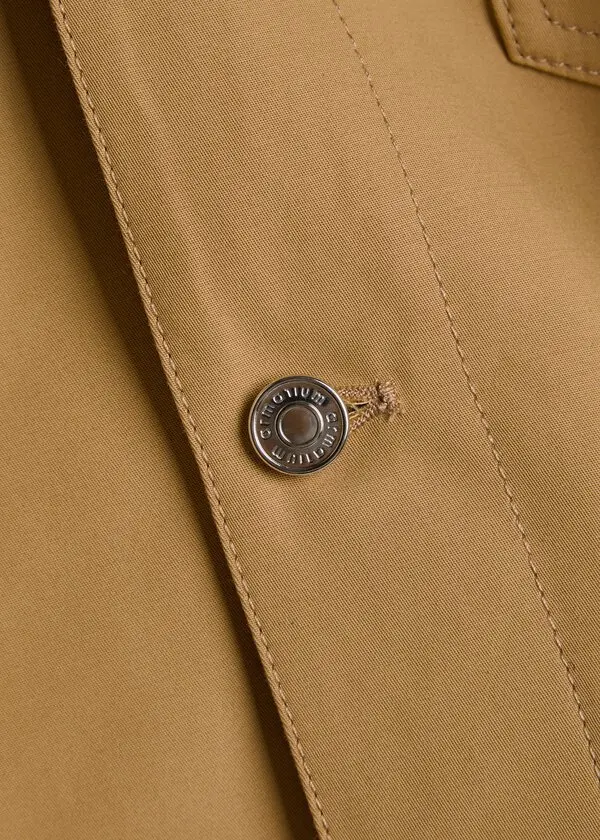 ARMARIUM Cotton Jacket With Suede Trims