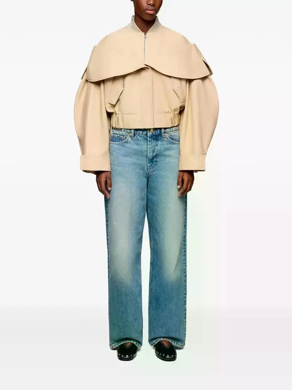GANNI Cotton Bomber Jacket