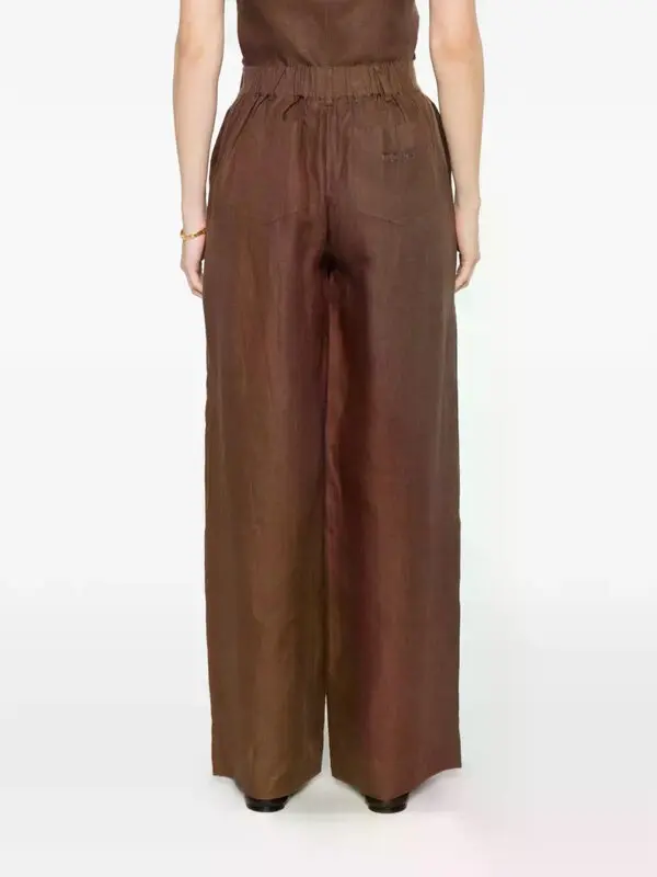 Maje Buckle-closure Trousers - Brown