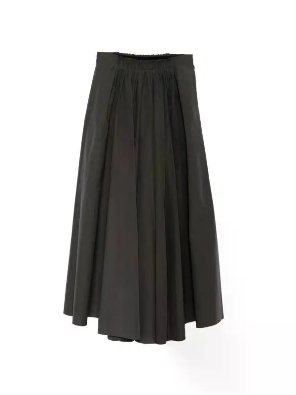 SA SU PHI Gathered Cotton Skirt - Grey