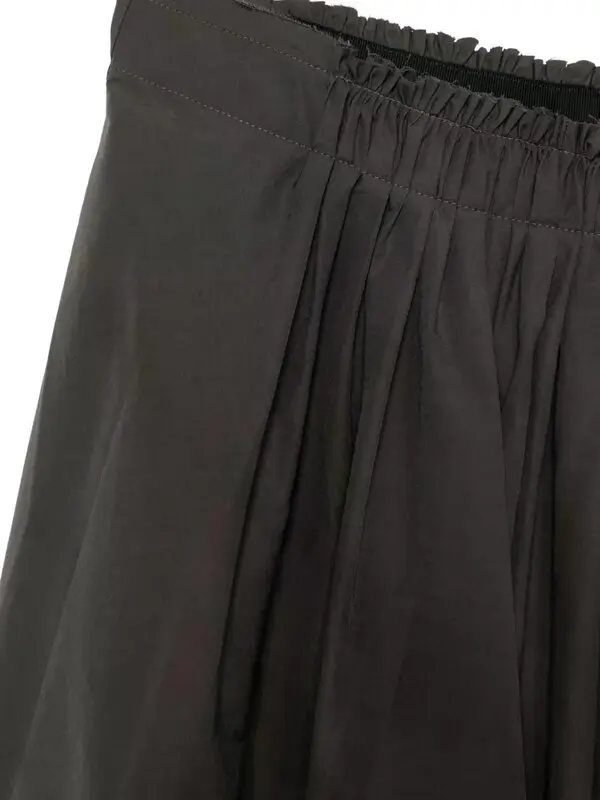 SA SU PHI Gathered Cotton Skirt - Grey