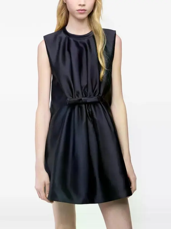 Rabanne Sleeveless Bow Mini Dress