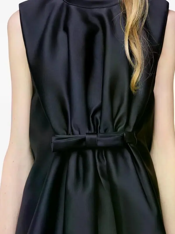 Rabanne Sleeveless Bow Mini Dress