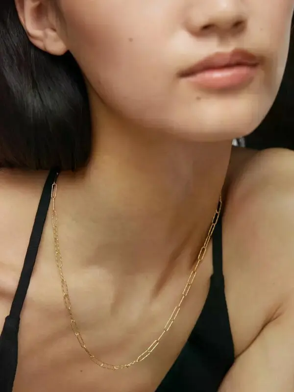 Monica Vinader Textured Chain Necklace
