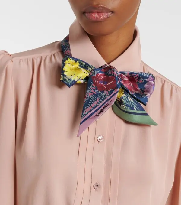Valentino Garavani Printed Silk Twill Scarf