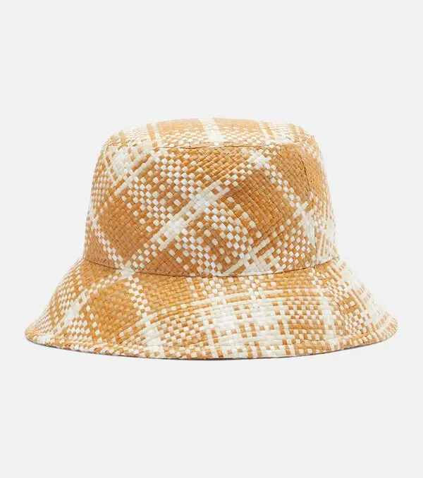 Burberry Raffia-effect Bucket Hat