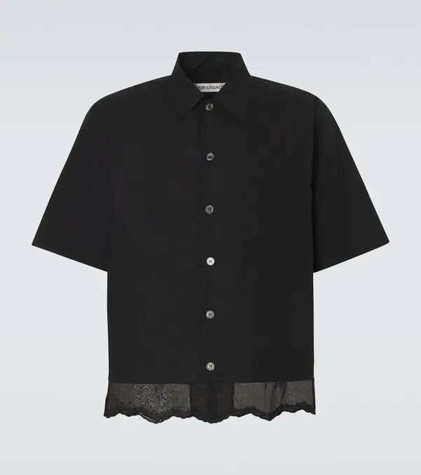 Our Legacy Embroidered Cotton Poplin Shirt